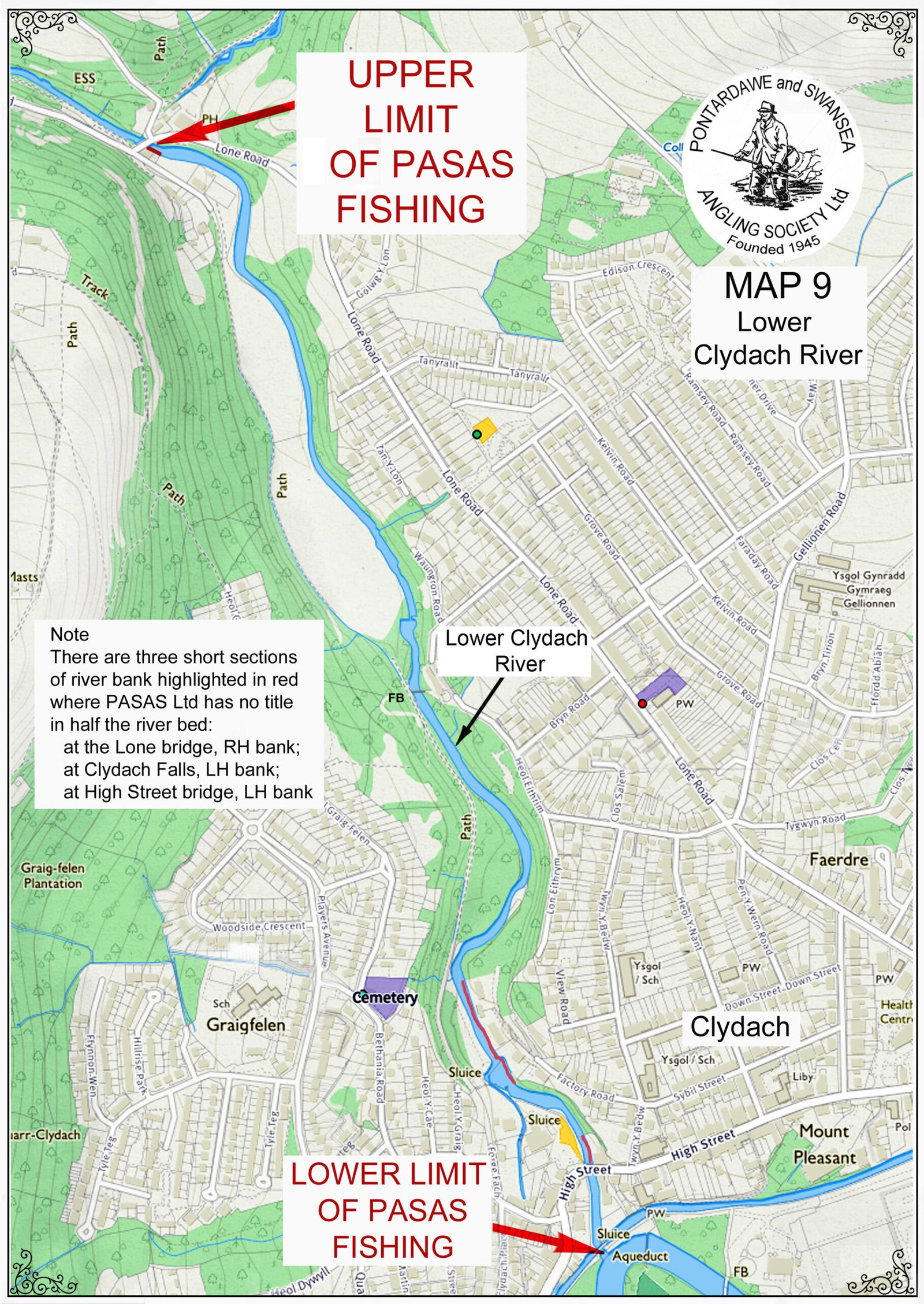 Maps of Our Fishing – Pontardawe and Swansea Angling Society Ltd. (PASAS)